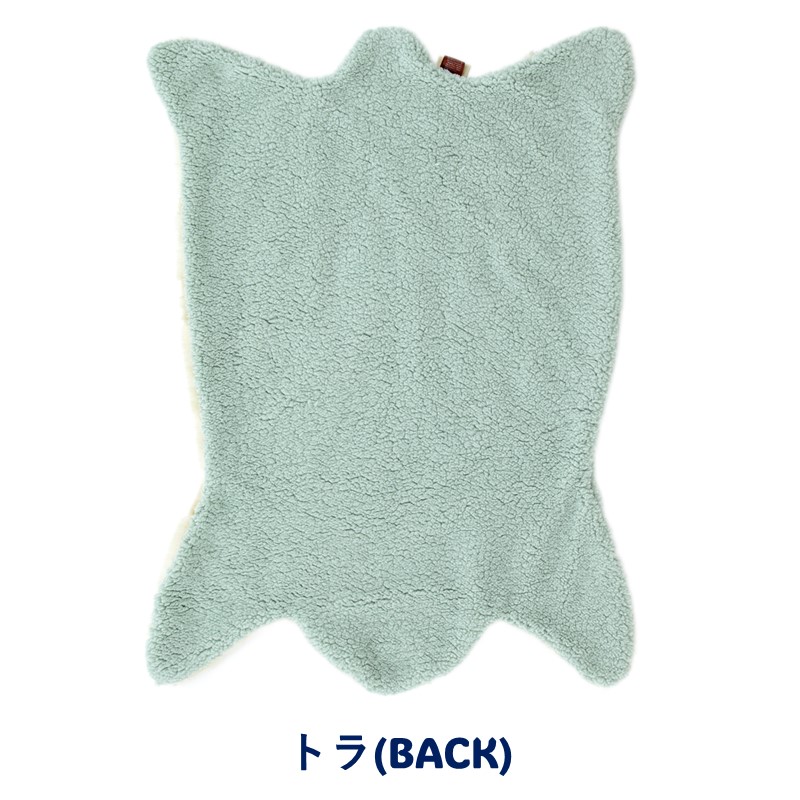 ダイカットブランケット ひざ掛け Momonga【デスクワーク 防寒 羽織り 秋冬用 膝掛け CDF トラ ヒョウ ハチワレ ふわふわ モチモチ】BISQUE ビスク モモンガ ...