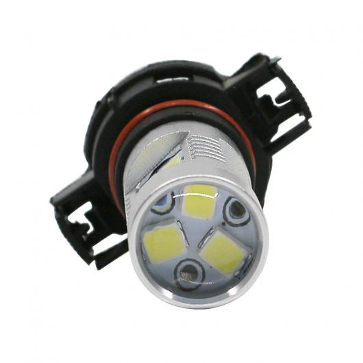 2ピース H16 5202 PS24W LED フォグライト ホワイト 2835 21SMD オート ヘッド ランプ バルブ 6000K 12 ...
