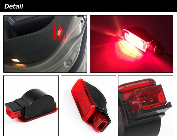 ドア警告ランプ レッド アウディ 汎用 入数：1個 AP-LL516 :505884640:オートパーツエージェンシー - 通販 ...