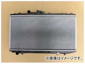国内優良メーカー ラジエーター トヨタ スターレット EP91 4EFTE MT 1996年01月〜1999年07月 強化品 MT車用 参考 ...