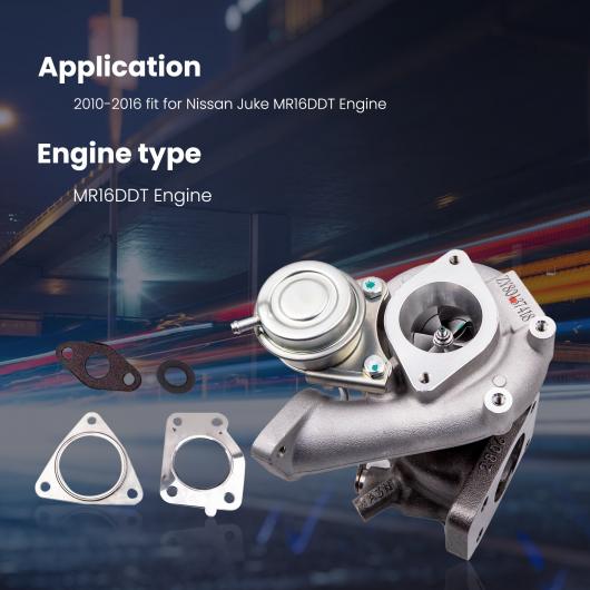 スーパーチャージャー ターボ ターボチャージャー 49335-00880 適用: 日産 ジューク 1.6L MR16DDT エンジン 2011 ...