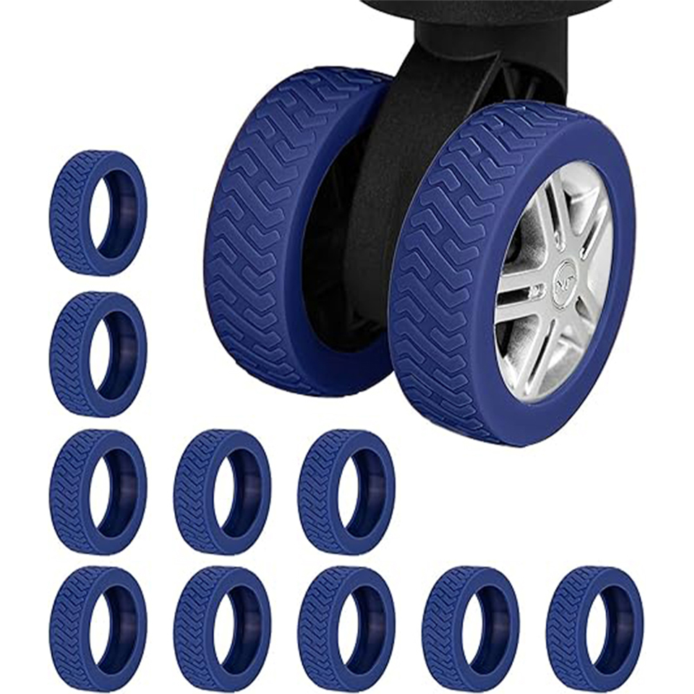 New Trip キャスターカバー 10個入り スーツケース ゴム キャスター カバー キャスターストッパー 静音 傷防止 固定 防音 汚れ ...