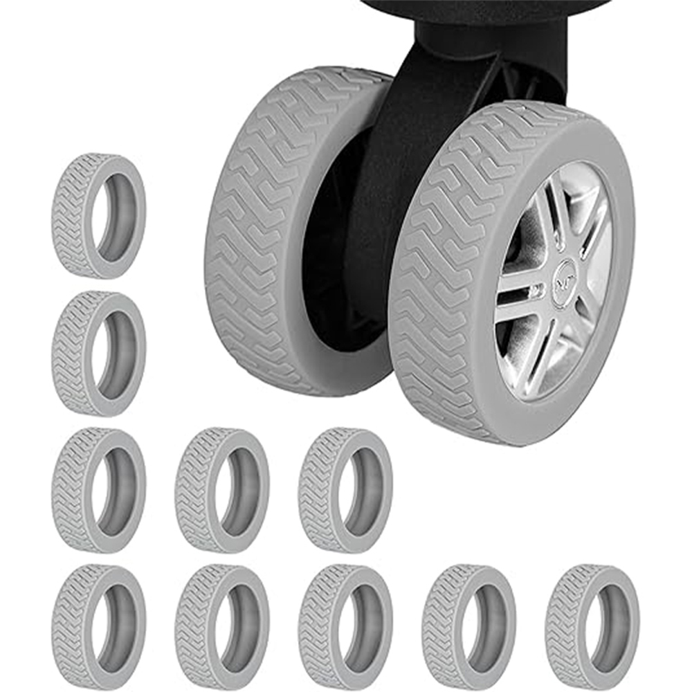 New Trip キャスターカバー 10個入り スーツケース ゴム キャスター カバー キャスターストッパー 静音 傷防止 固定 防音 汚れ ...