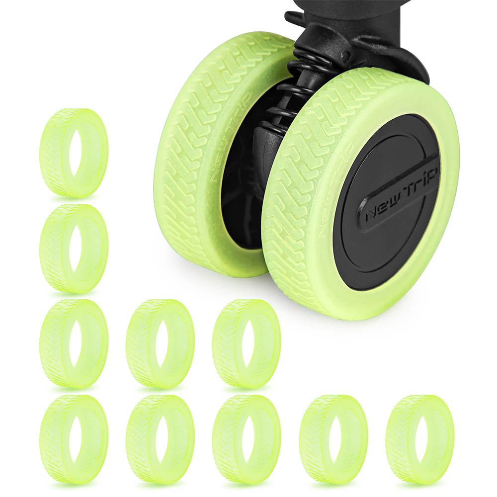 New Trip キャスターカバー 10個入り スーツケース ゴム キャスター カバー キャスターストッパー 静音 傷防止 固定 防音 汚れ ...