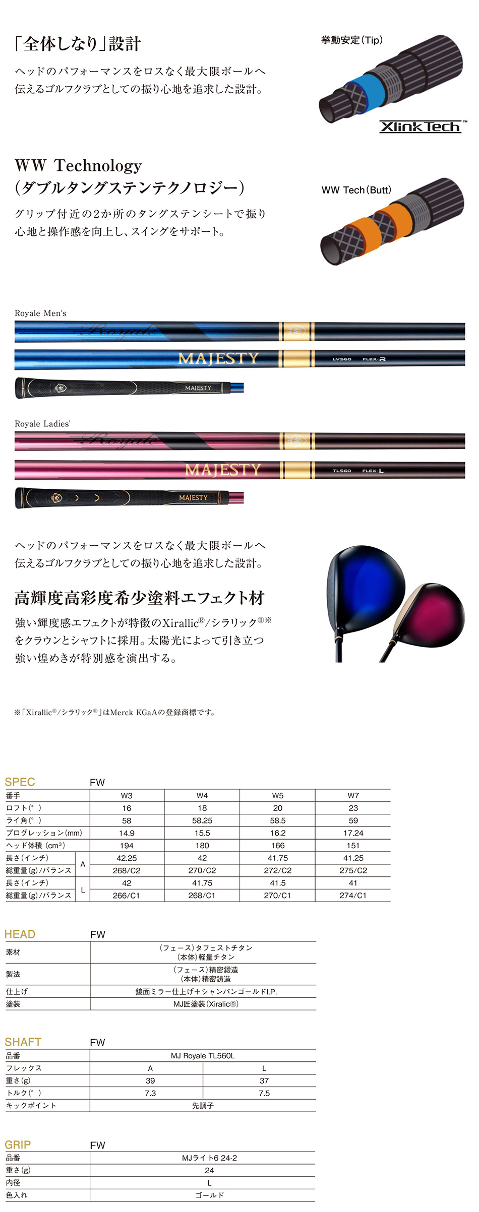 MAJESTY（マジェスティ） 日本正規品 ゴルフ MAJESTY ROYALE