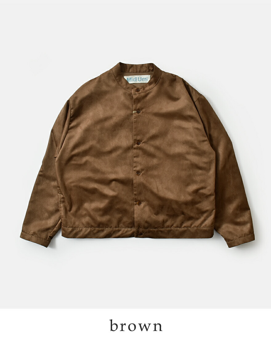 MidiUmi ミディウミ  フェイクスエード ブルゾン “fake suede blouson” 4-730010 レディース 2025aw新作 クーポン対象 MidiUmi（ミディウミ） セール【30%OFF】ミディウミ フェイクスエード
