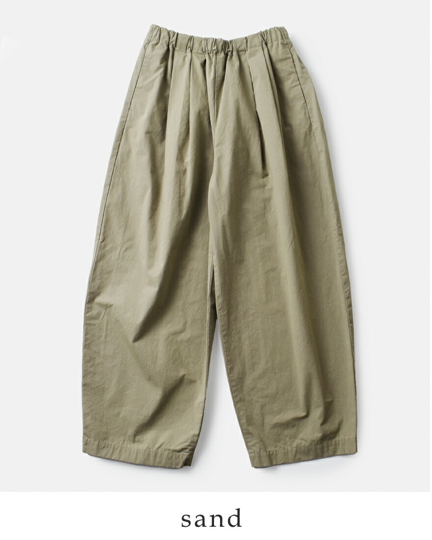 TRAVAIL MANUEL トラバイユマニュアル コットン コンパクト ウェザー コクーン パンツ 5039 レディース【☆】 爆買 : aranciato ヤフー店 - 通販 ...