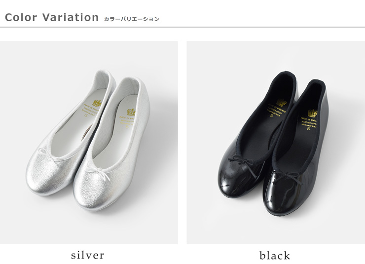 CROWN JAZZ クラウン CROWN レザー リボン バレエシューズ bow-ballet