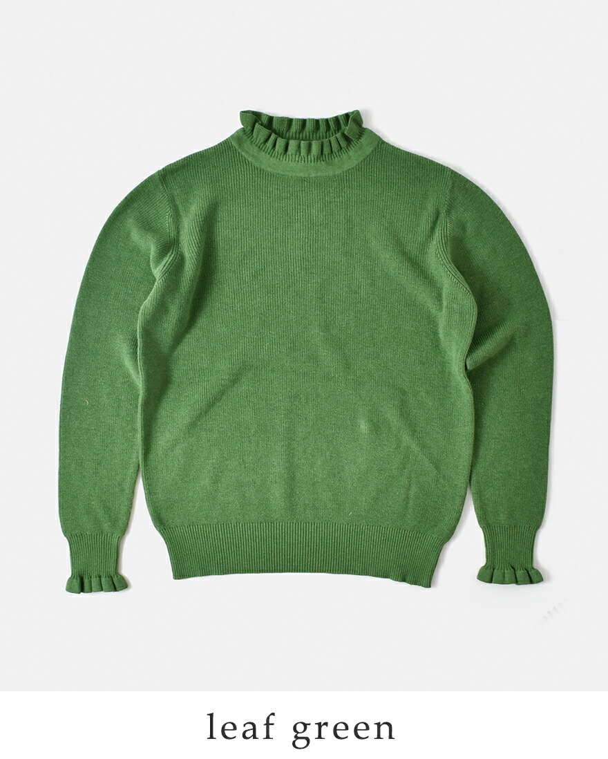 tumugu（ツムグ） tumugu aranciato別注 コットン ランダムリブ ニット