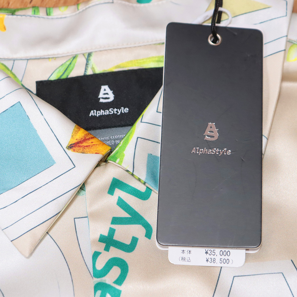 春夏 Alphastyle 総柄シャツ サテン なめらか ボタニカル柄 胸ポケット アルファスタイル 半袖 メンズ ストリート : アートフィッシュ Yahoo!店 - 通販 - Yahoo ...