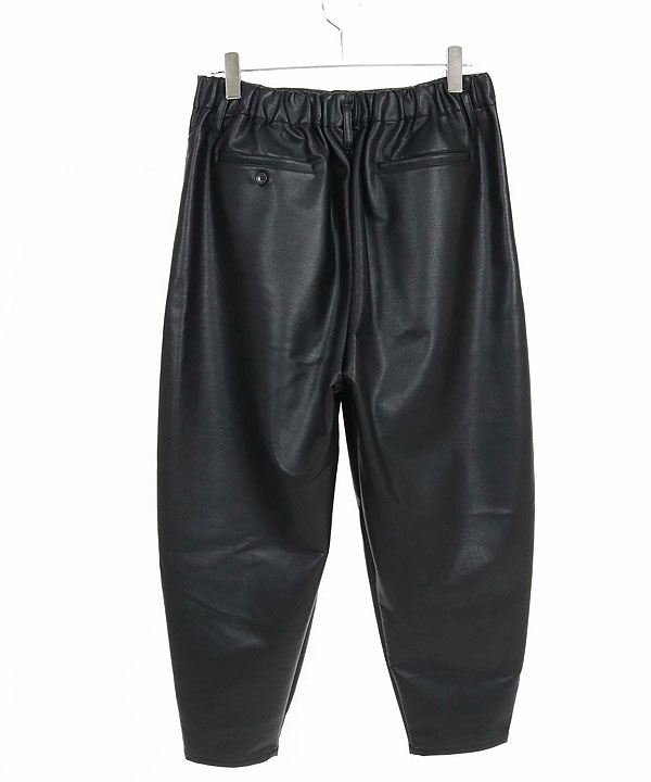 2025 春夏 1st 先行予約 1月下旬〜2月上旬入荷予定 GLIMCLAP グリムクラップ Synthetic leather balloon silhouette pants atfpts GLIMCLAP 2025 春夏 1st 先行予約 1月下旬〜2月上旬入荷予定 グリム