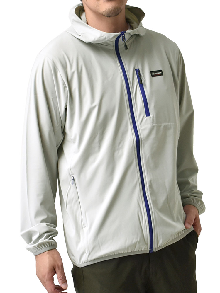 FIRST DOWN EX ファーストダウン 接触冷感 吸水速乾 ドライ ストレッチ パーカー UV対策 パーカー 日よけ ジップアップ 海水浴場 プール セール :a3f:アルージェ ...