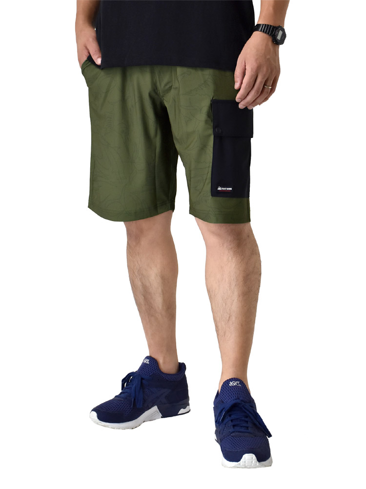FIRST DOWN EX ファーストダウン ハーフパンツ メンズ 接触冷感 吸水速乾 UV対策 ストレッチ 水陸両用 セール :a6d:アルージェ - 通販 - Yahoo!ショッピング