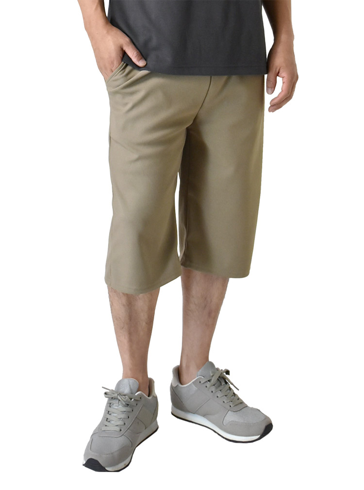 ARUGE（アルージェ） ハーフパンツ メンズ ショートパンツ ストレッチ ウエストゴム 前閉じ リラックス ジョーゼット セール mens ...