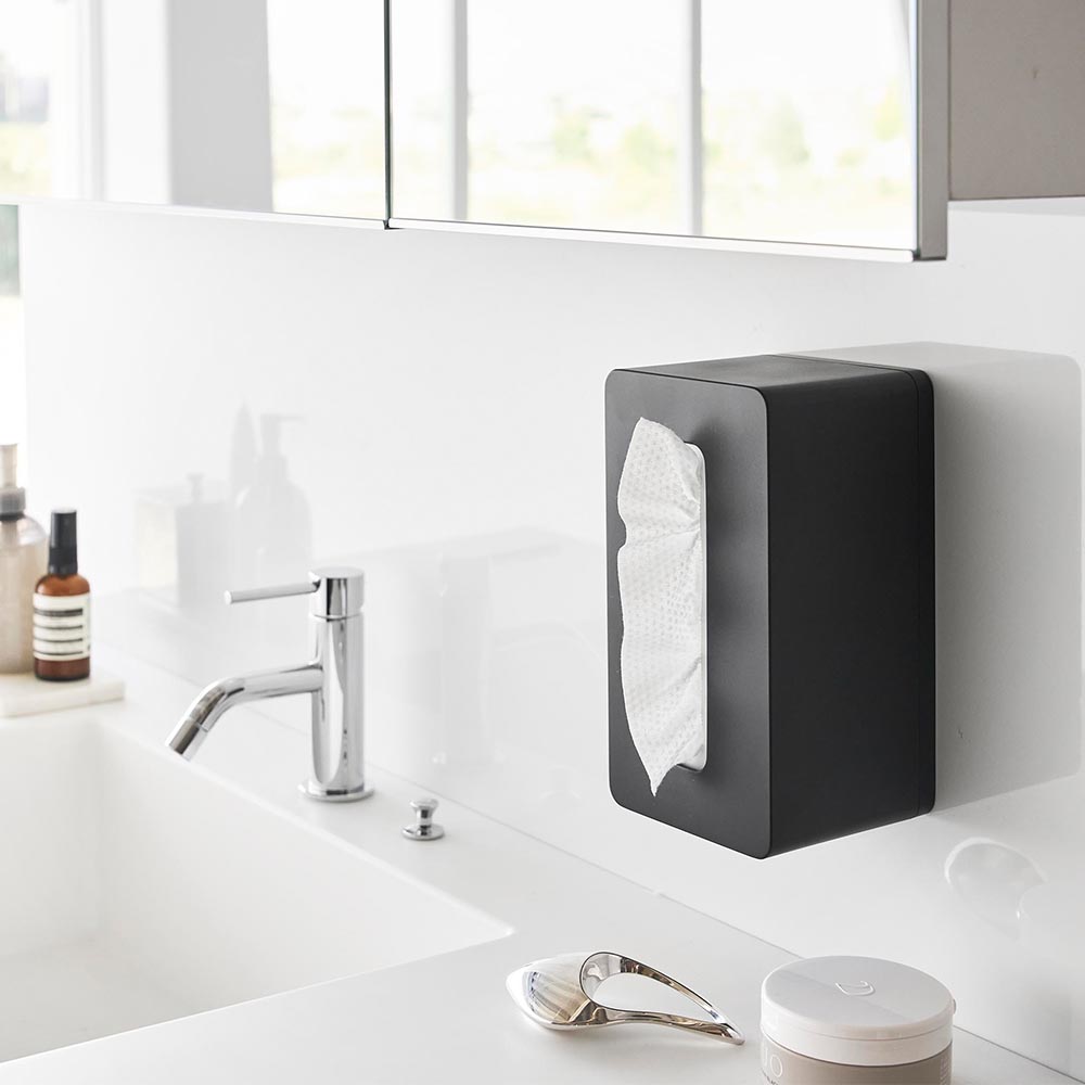 tower 山崎実業 フィルムフッククレンジングタオルケース タワー 収納 ティッシュペーパー カバー ティッシュケース ホワイト ブラック 1446 1447 : アシストワン - 通販 ...