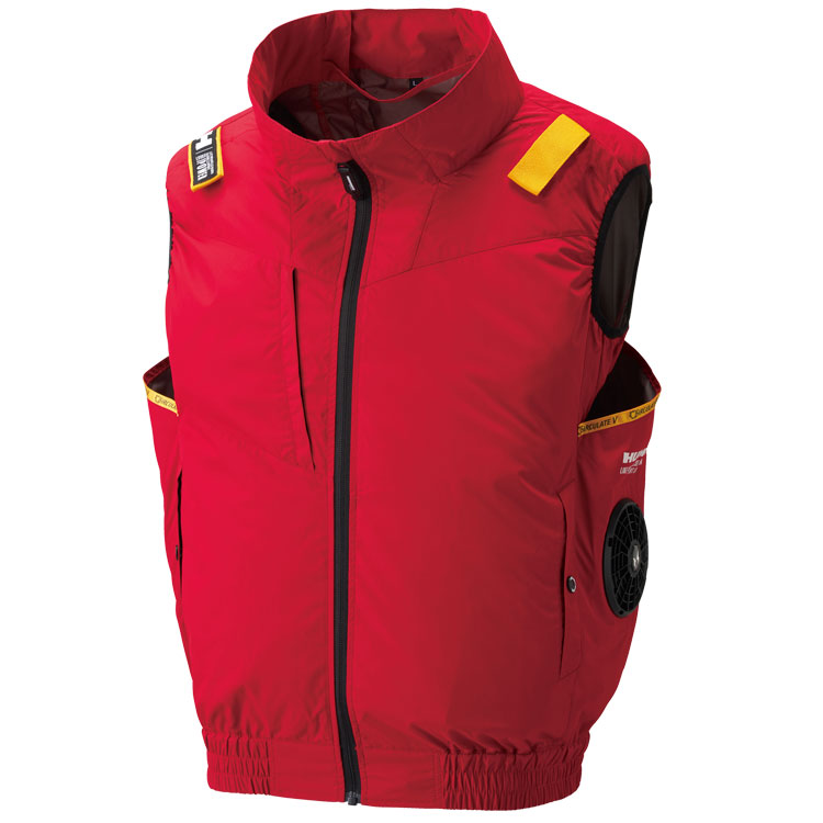 HUMMER 空調風神服 ベスト 空調ベスト 2025 新作 メンズ 夏 作業服 作業着 裏チタン 09900 服のみ 空調作業服 フル ...