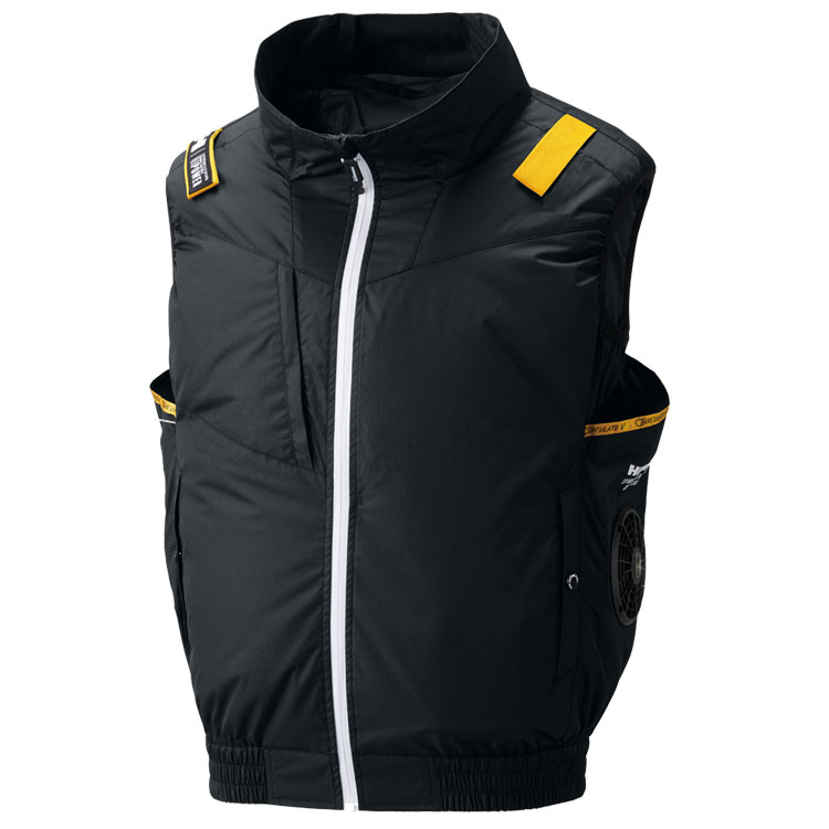 HUMMER 空調風神服 ベスト 空調ベスト 2025 新作 メンズ 夏 作業服 作業着 裏チタン 09900 服のみ 空調作業服 フル ...