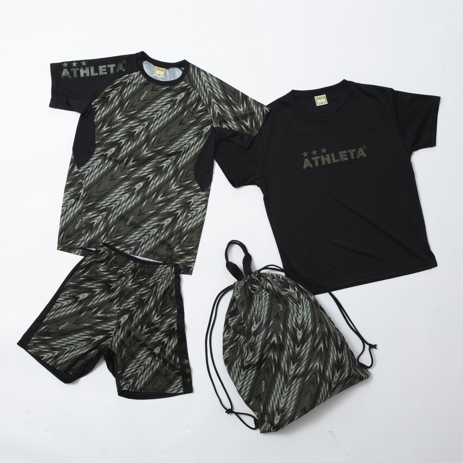 ATHLETA アスレタ ATHLETA【限定】2024年 ジュニア Summer Set (Jr. 合宿セット) 【原宿限定カラー】サッカー フットサル 上下セット 半袖 トップス 短パン ...