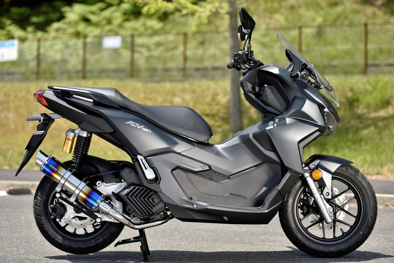 BEAMS G1013-54-007 ADV160 2023~ 8BK-KF54 R-EVO2 ヒートチタンサイレンサー ビームス マフラー ...