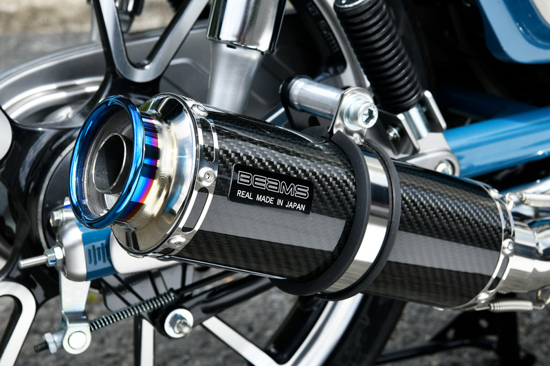 BEAMS G1021-56-006 スーパーカブC125 8BJ-JA71 SUPERCUB R-EVO TYPE C カーボンサイレンサー ビームス マフラー : アトラスダイレクト ...