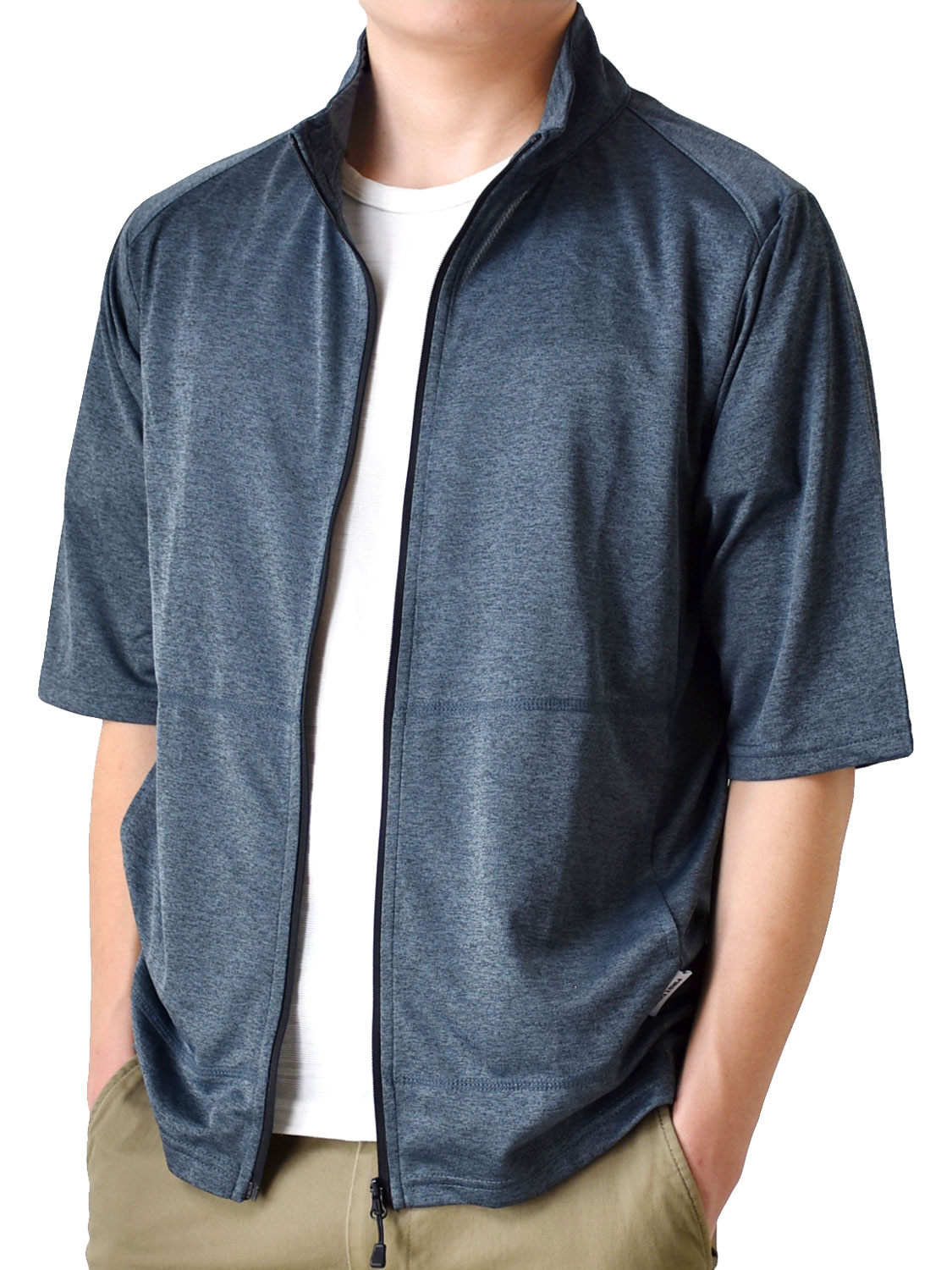 FIRST DOWN EXPLORATION GEAR FIRSTDOWN thebasic ファーストダウン 秒速吸水 サマージャケット メンズ 半袖 ドライブルゾン 速乾 抗菌 防臭 ...