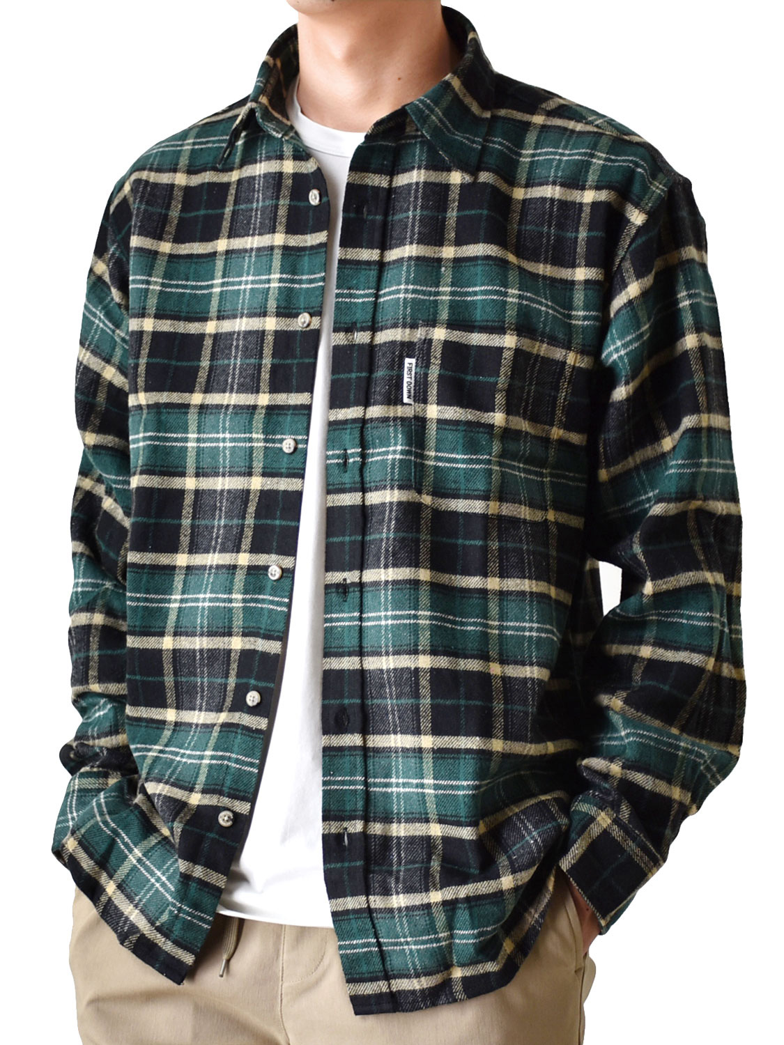 ネルシャツ メンズ ボタンダウン 長袖 ファーストダウン FIRSTDOWN thebasic 送料無料 通販YC : as-7952700 : アット・セレクト - 通販 - Yahoo ...