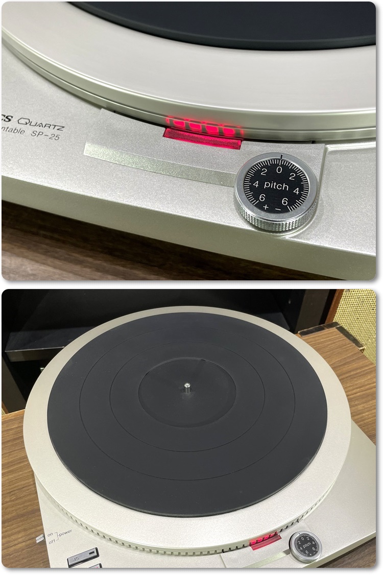ターンテーブル Technics SP-25 固定ネジ等付属 当社整備/調整済品 Audio Station｜代購幫