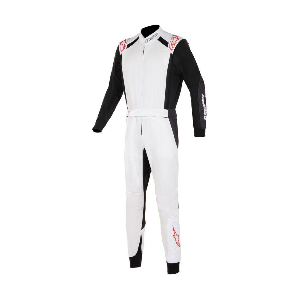 アルパインスターズ カート用レーシングスーツ KMX-5 V3 SUIT (サイズ:48) 2030 WHITE BLACK BRIGHT RED : alp-sut-k-3353024 ...