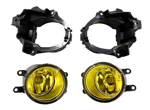 トヨタ プレミオ ZRT260 ZRT261 ZRT265 NZT260 フォグランプ 黄色 左右セット 社外 H11バルブ 配線 スイッチ ...