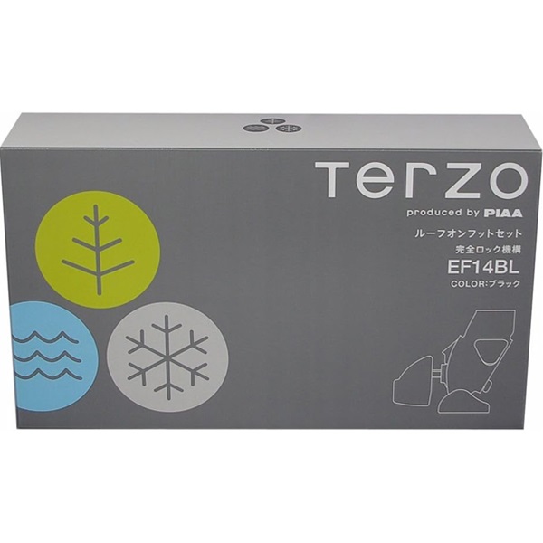 TERZO SQUARE FOOT テルッツオ スクエアフット EF14BL ルーフオンタイプ : オートワークヤフー店 - 通販 - Yahoo!ショッピング