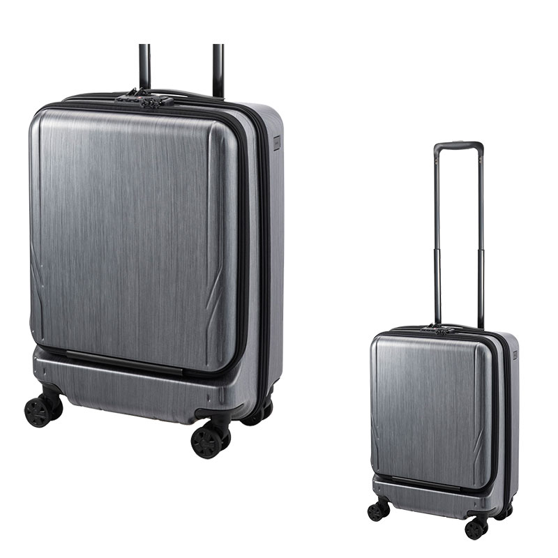 エースジーン ビジネスキャリー バッグ フロントオープン 縦型 ACEGENE ジェットエクセル 機内持ち込み 06854 メンズ 通勤 出張 ...