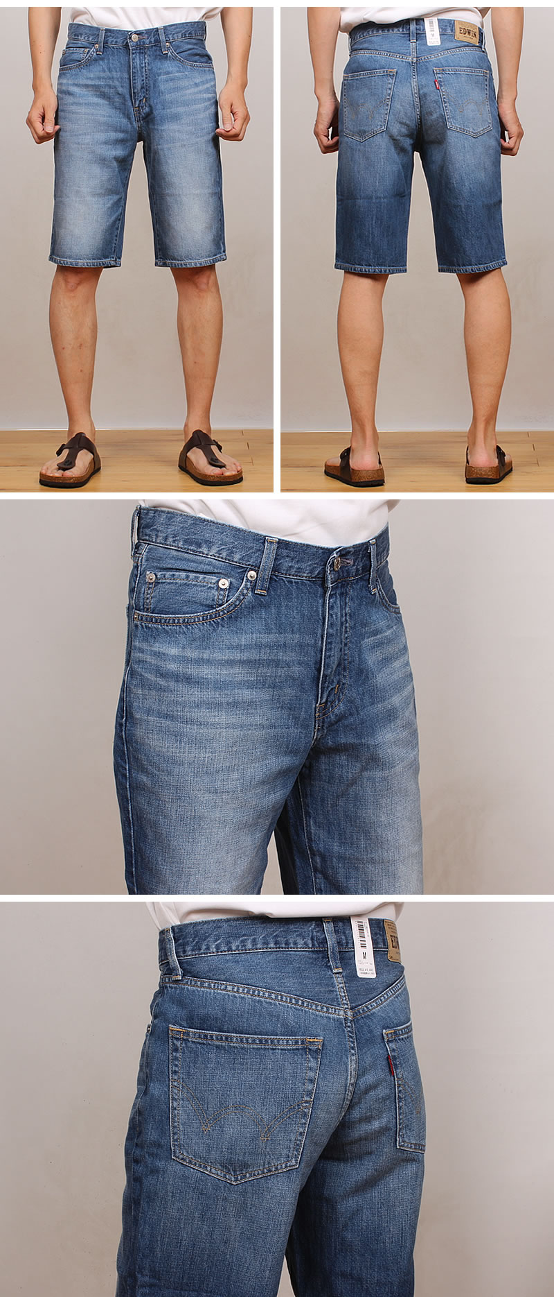 EDWIN 【10%OFF】EDWIN エドウィン ショート パンツ デニム ジーンズ 涼 春夏 ホワイト エドウイン EMS008 : AXS SANSHIN Yahoo!ショップ - 通販 ...