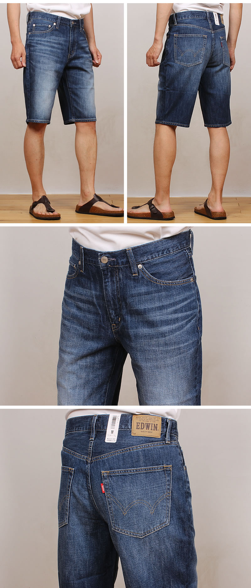 【10%OFF】EDWIN エドウィン ショート パンツ デニム ジーンズ 涼 春夏 ホワイト エドウイン EMS008 :EDWIN--EMS008:AXS SANSHIN Yahoo ...