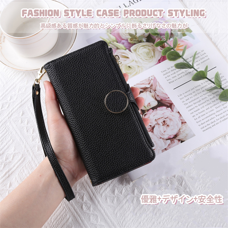 小銭入れ付き Aquos R9 pro スマホケース wish5 ショルダー タイプ 手帳型 AQUOS sense9 ケース R10 ...