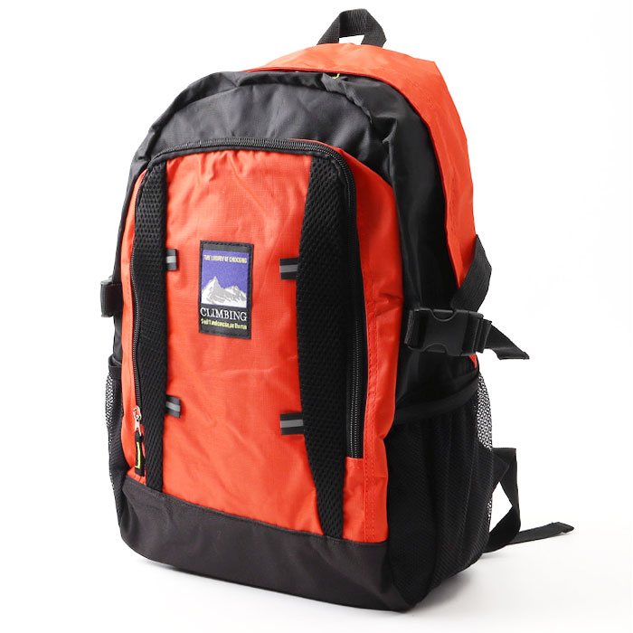 CLIMBING クライミング デイパック 8287 通販 リュックサック リュック 防災リュック 普段使い ポケット メッシュポケット ...
