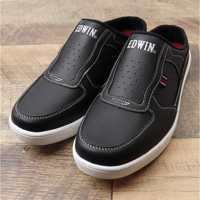 EDWIN スリッポン EDW7060 エドウィン 通販 メンズ スニーカー スリップインシューズ ローカットスニーカー 軽量 スリップインスニーカー 歩きやすい : BACKYARD ...