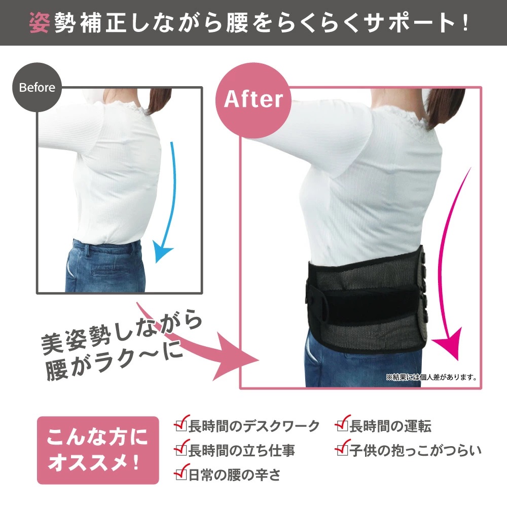 腰 サポーター 通販 骨盤がっちりベルト 骨盤ベルト 腰ベルト 腰用サポーター コルセット サポート レディース メンズ デスクワーク ...