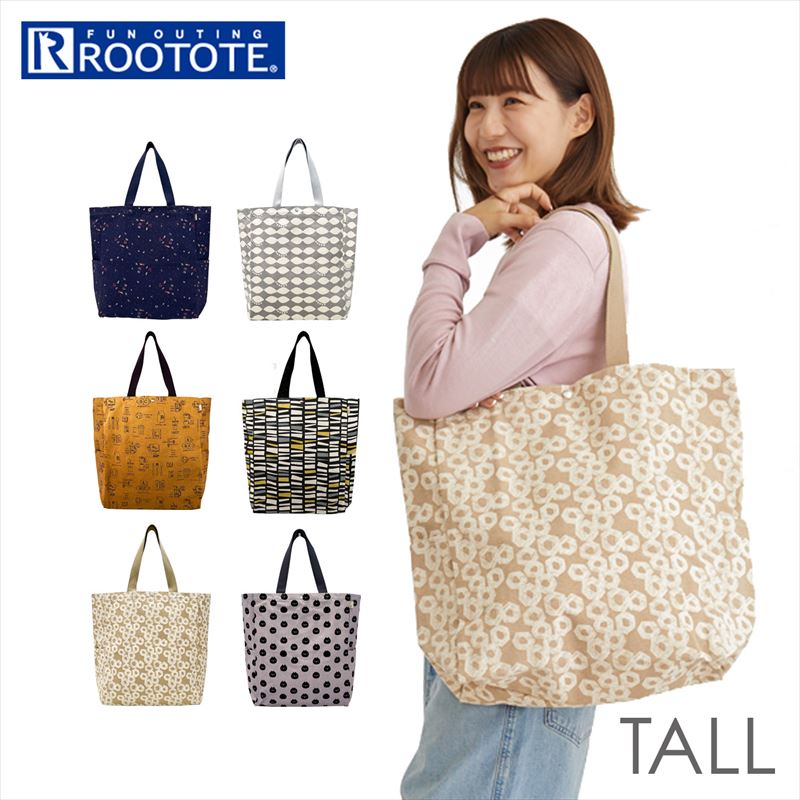 ROOTOTE ルートート トートバッグ 1200 通販 EU.トール.マルシェーB トートバック エコバッグ 肩掛け レッスンバッグ ショッピングバッグ エコバック : BACKYARD ...