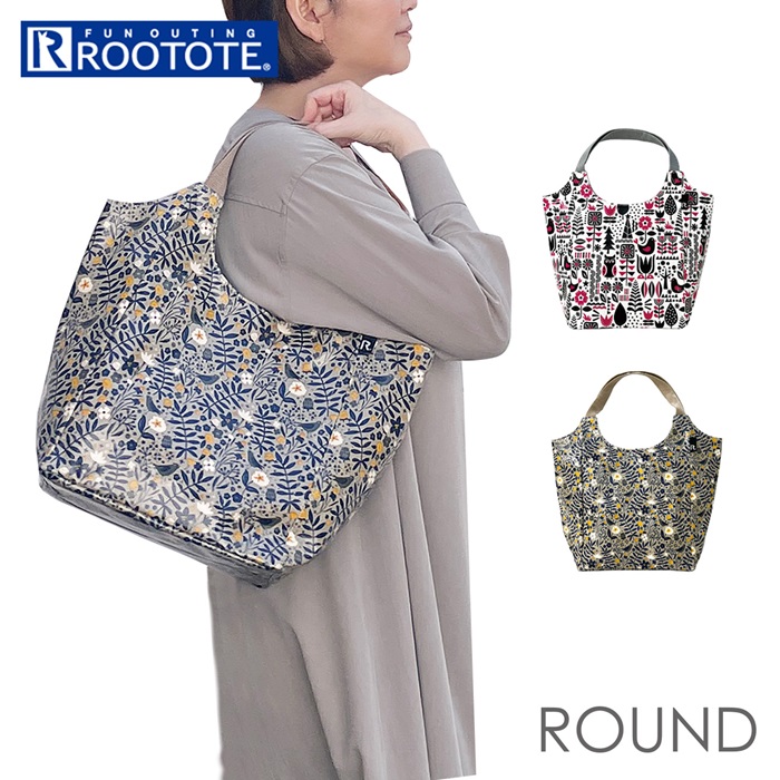 ルートート トートバッグ ROOTOTE 1309 通販 トートバック トート バッグ レディース 大きめ 肩掛け 通学 通勤 綿 コットン 撥水 ROUND ラウンド Clair ...