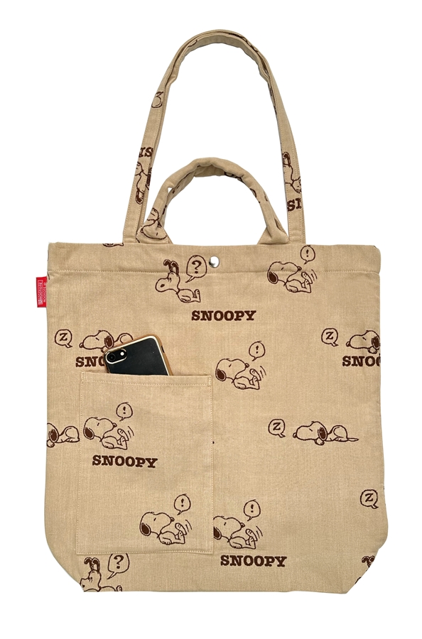 ROOTOTE ルートート スヌーピー 8587 通販 トートバッグ トートバック レディース 大きめ A4 通勤 通学 肩掛け 綿 コットン 軽量 軽い おしゃれ シンプル ...