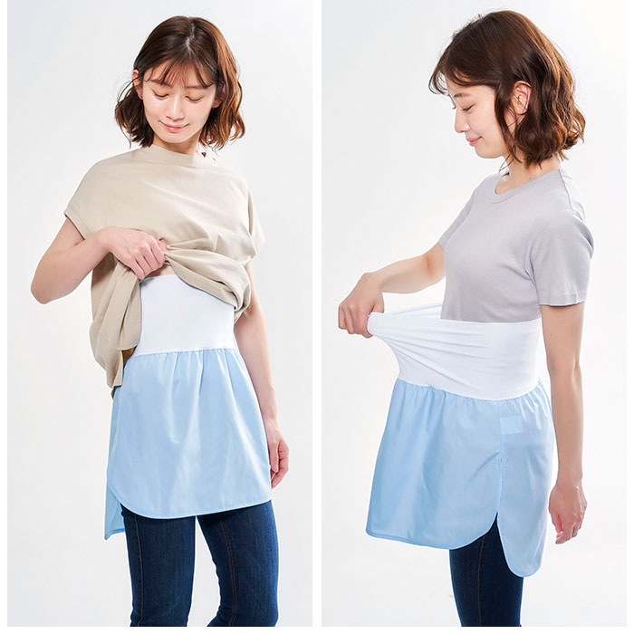 COGIT 通販COGIT コジット おしりカバー シャツ 履くだけ 体型カバー お腹周り カバー 腹巻 レイヤード 吸水 速乾 きれいめ 汗取り 腹巻き ハラマキ 長さ : BACKYARD ...