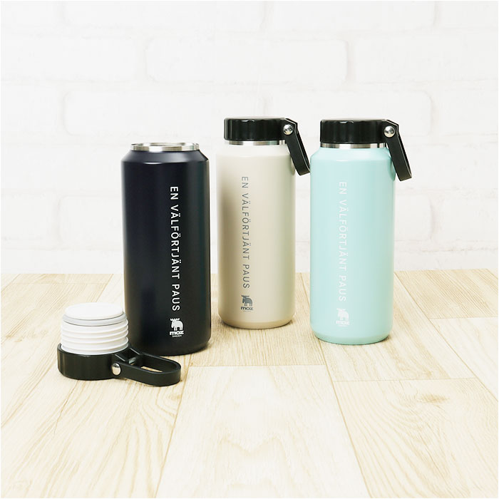 モズ 水筒 moz 通販 ステンレスボトル 500ml マイボトル 広口 マグボトル 保冷 保温 ハンドル付 マグ 男の子 女の子 大人 北欧 北欧雑貨 ステンレス : BACKYARD ...