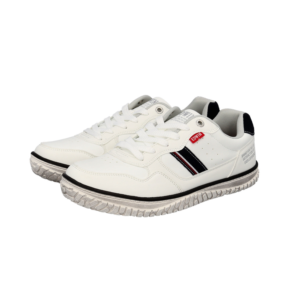 EDWIN スニーカー EDW7761 エドウィン 通販 メンズ ローカットスニーカー 軽量 幅広 ウォーキングシューズ 歩きやすい シューズ 紐靴 靴 くつ クツ : BACKYARD ...