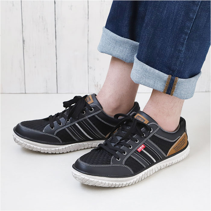 EDWIN 通販EDWIN メンズ スニーカー 7744 エドウィン 軽量 軽い ローカットスニーカー ローカット シンプル おしゃれ 幅広 3E ゆったり 滑りにくい 防滑 耐滑 ...