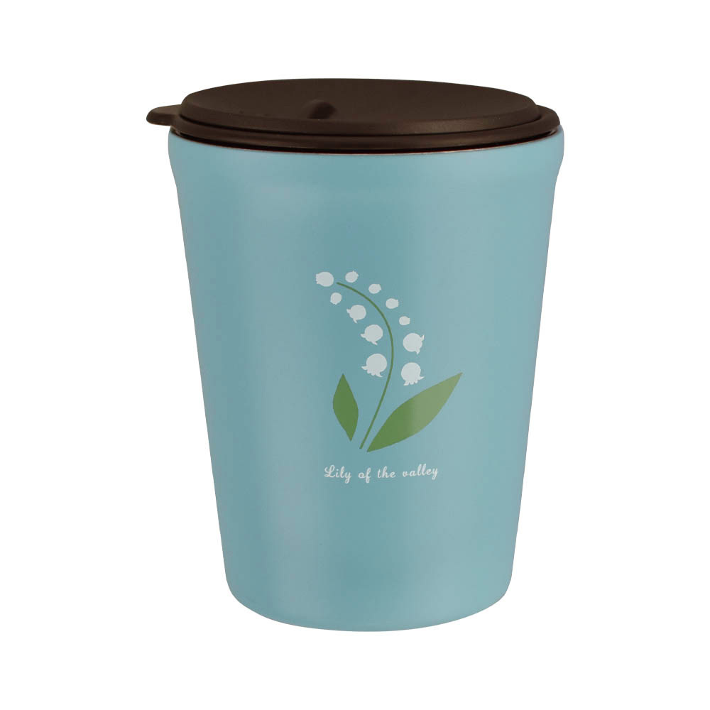 Fleur フルール タンブラー ステンレス 蓋付き 260ml 通販 フタ付き 保冷 保温 洗いやすい レトロ 花柄 フタ ふた 蓋 オフィス おしゃれ かわいい : BACKYARD ...