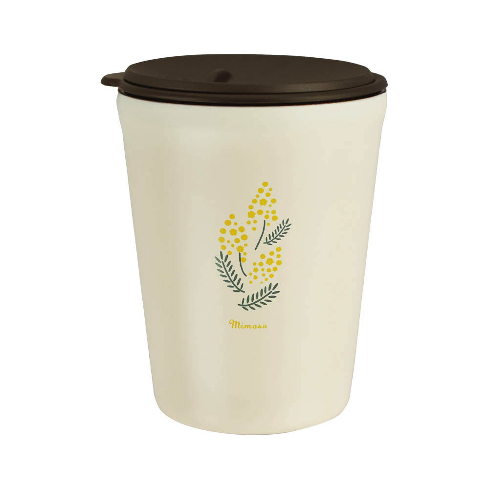 Fleur フルール タンブラー ステンレス 蓋付き 260ml 通販 フタ付き 保冷 保温 洗いやすい レトロ 花柄 フタ ふた 蓋 オフィス おしゃれ かわいい : BACKYARD ...