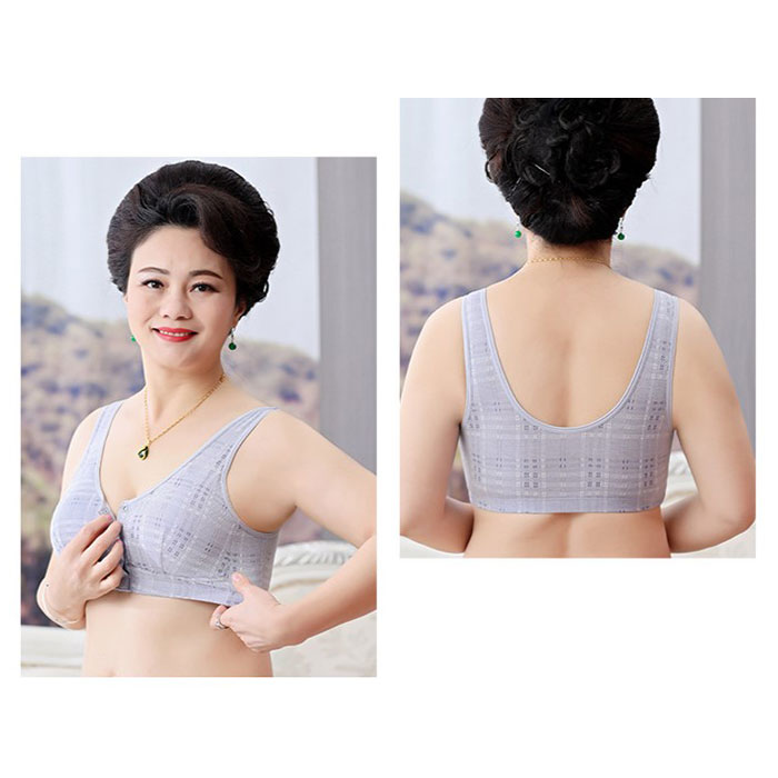 前開き ブラジャー 通販 前開きブラジャー ブラ ナイトブラ マタニティブラ 授乳ブラ 伸縮性 フルカップ 前あき ボタン コットン 綿 フロントボタン : kbr8002 ...