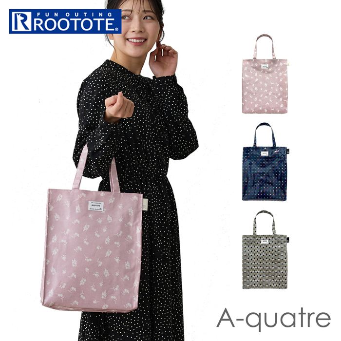 ルートート ラミネートバッグ ROOTOTE 1020 通販 トートバッグ トートバック レッスンバッグ レディース 通勤 通学 A4 縦型 おしゃれ シンプル かわいい : BACKYARD ...
