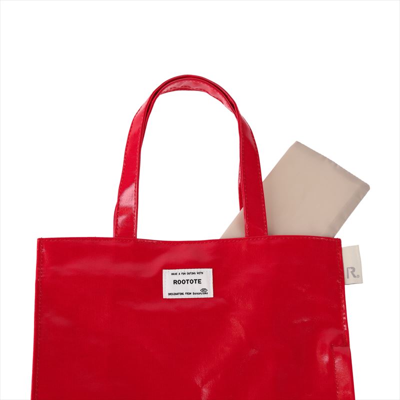 ルートート トートバッグ ROOTOTE 1201 通販 EU.アーキャトル.ラミネート-G トートバック レッスンバッグ 肩掛け A4 縦型 レッスンバック サブバッグ ...