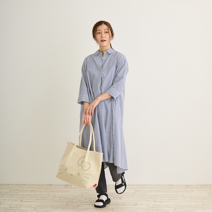 ルートート トートバッグ rootote8381 通販 IP.ミディアム.ルフル.ハローキティ-A トートバック 肩掛け ミニトート シンプル 軽量 レディース 手洗い可能 ...